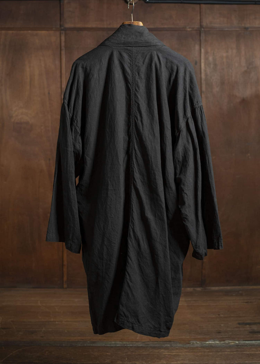 Taiga Takahashi Shawl Collar Coat Lot.406 Mud Dyed Brown – VISION OF FASHION