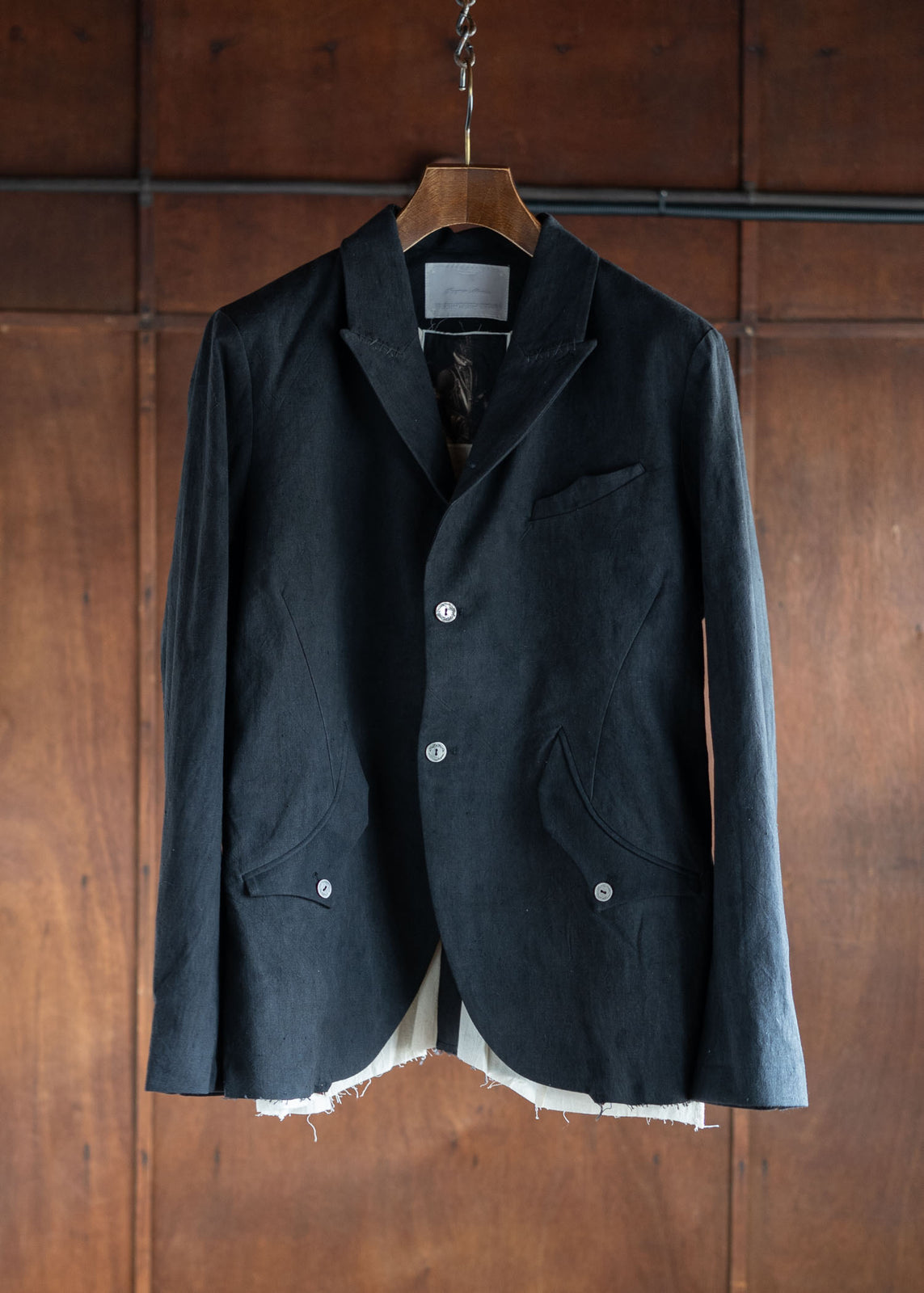 Professor.E E Blazer Natural Dyed Black – VISION OF FASHION