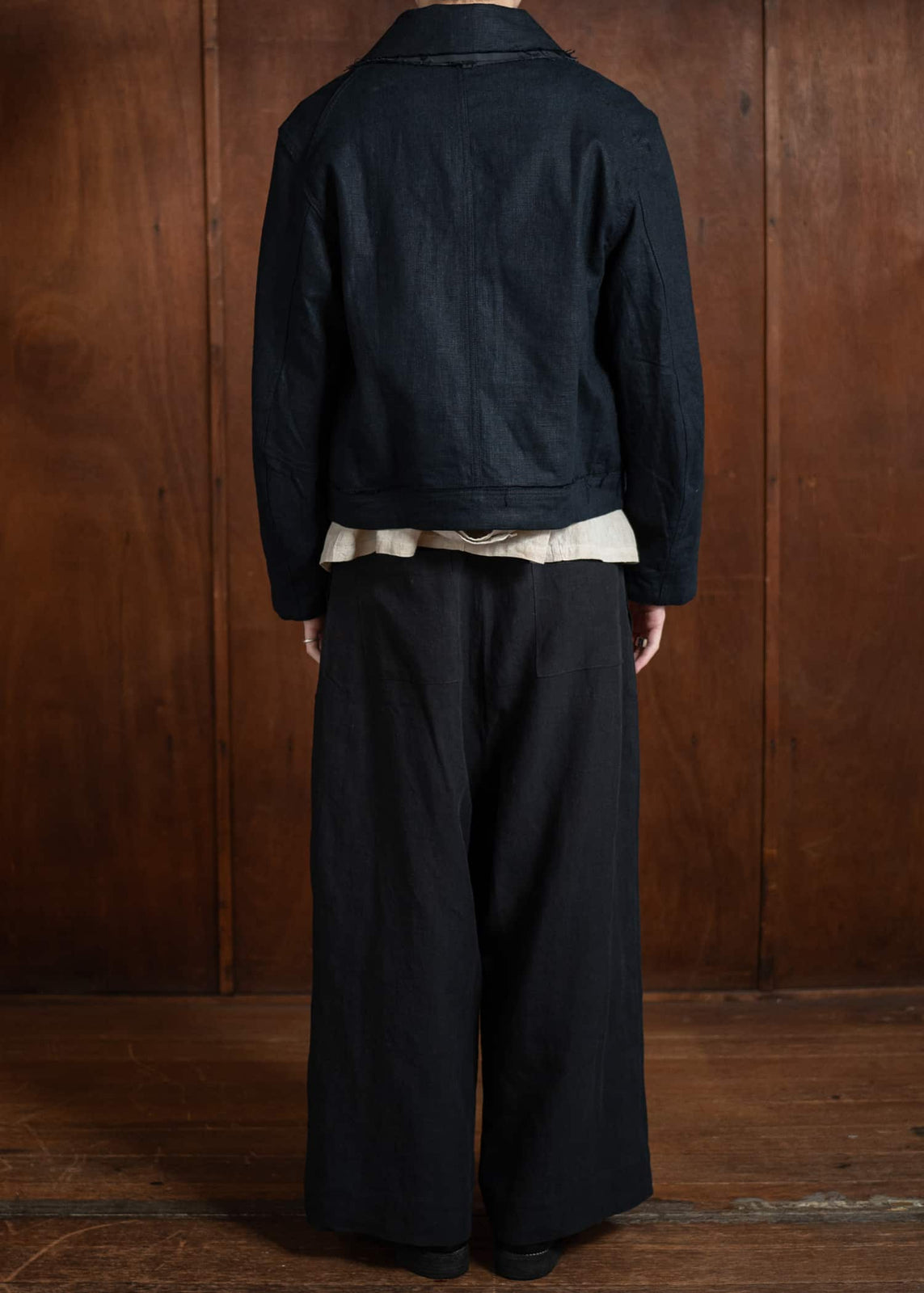 Peng Tai PTS25M10-2 Semi-Denim Jacket BLACK – VISION OF FASHION