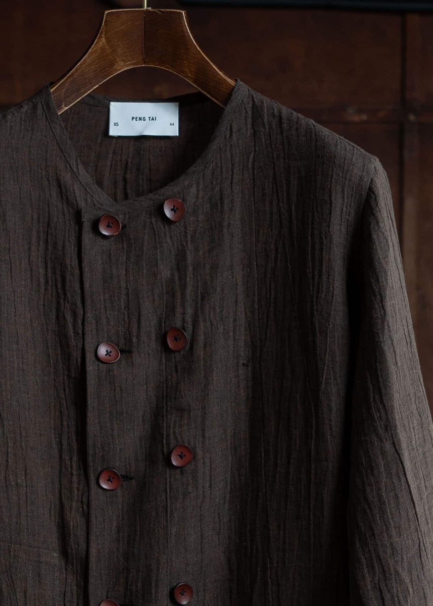 Peng Tai PTS24M05-2 RN DB SHIRT SLATE BLACK – VISION OF FASHION