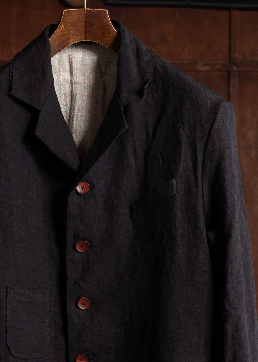 Peng Tai PTS24M10-1 SACK COAT BLACK INK – VISION OF FASHION