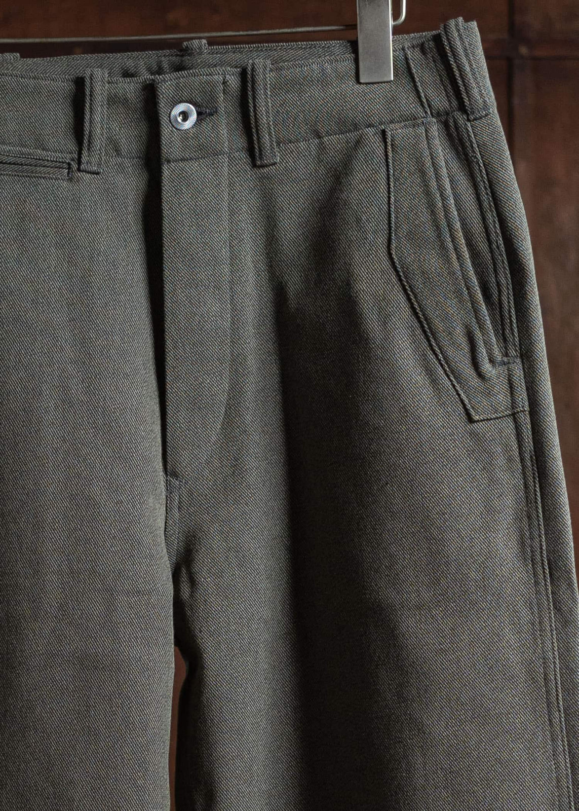 Taiga Takahashi Engineer Trousers Sage Green Lot.202 – VISION OF FASHION