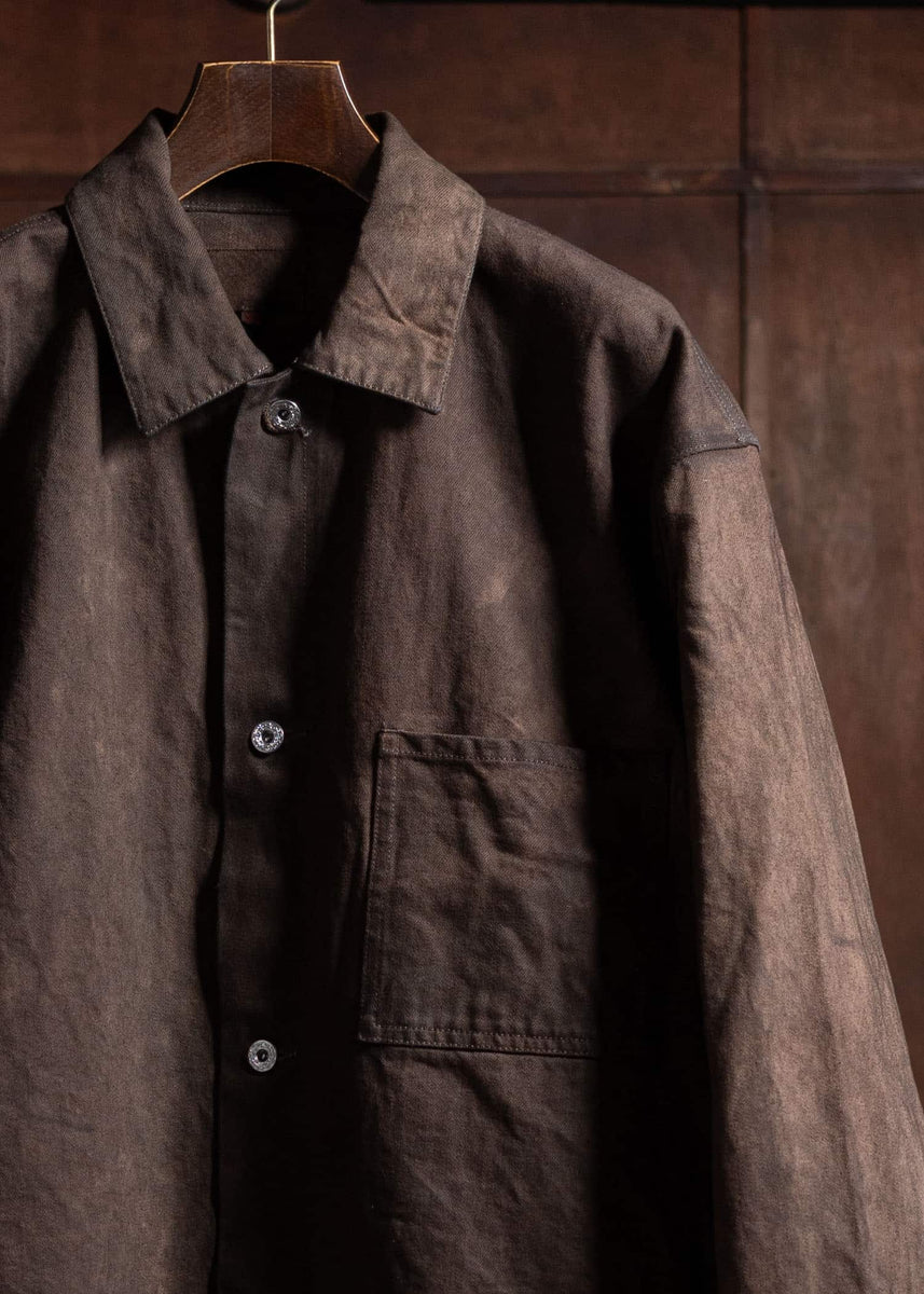 YOKO SAKAMOTO Denim Jacket Kakishibu YS-24AW-52-Kakishibu – VISION OF ...