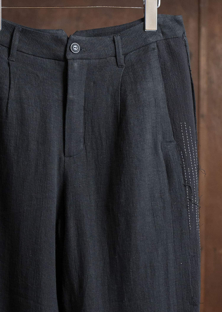 Professor.EE PANTS 25SS-PE-TRL-01-BLACK – VISION OF FASHION