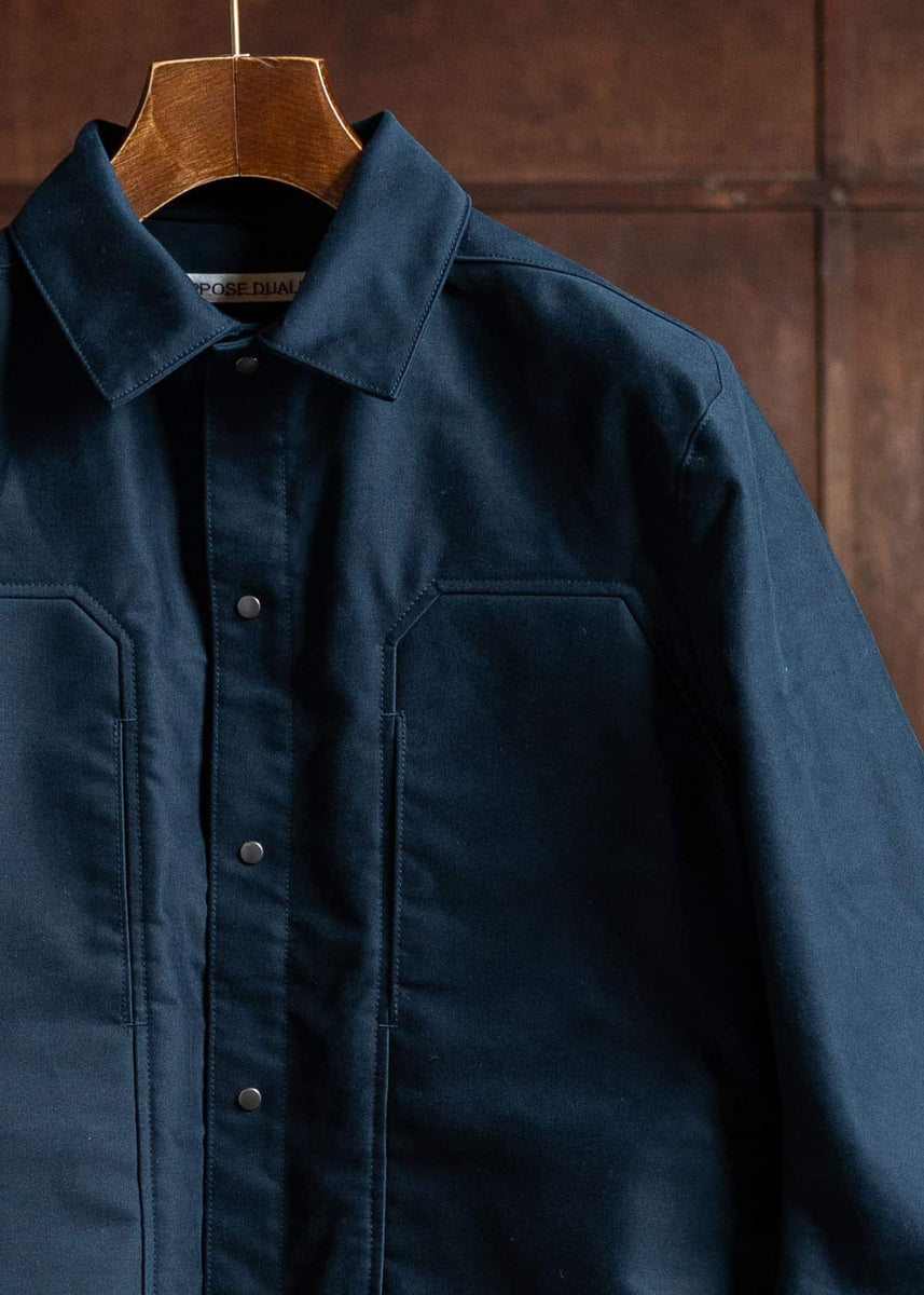 OPPOSE DUALITY 6Pocket Panel Moleskin Work Jacket(V.O.F限定) Navy OD1003 ...