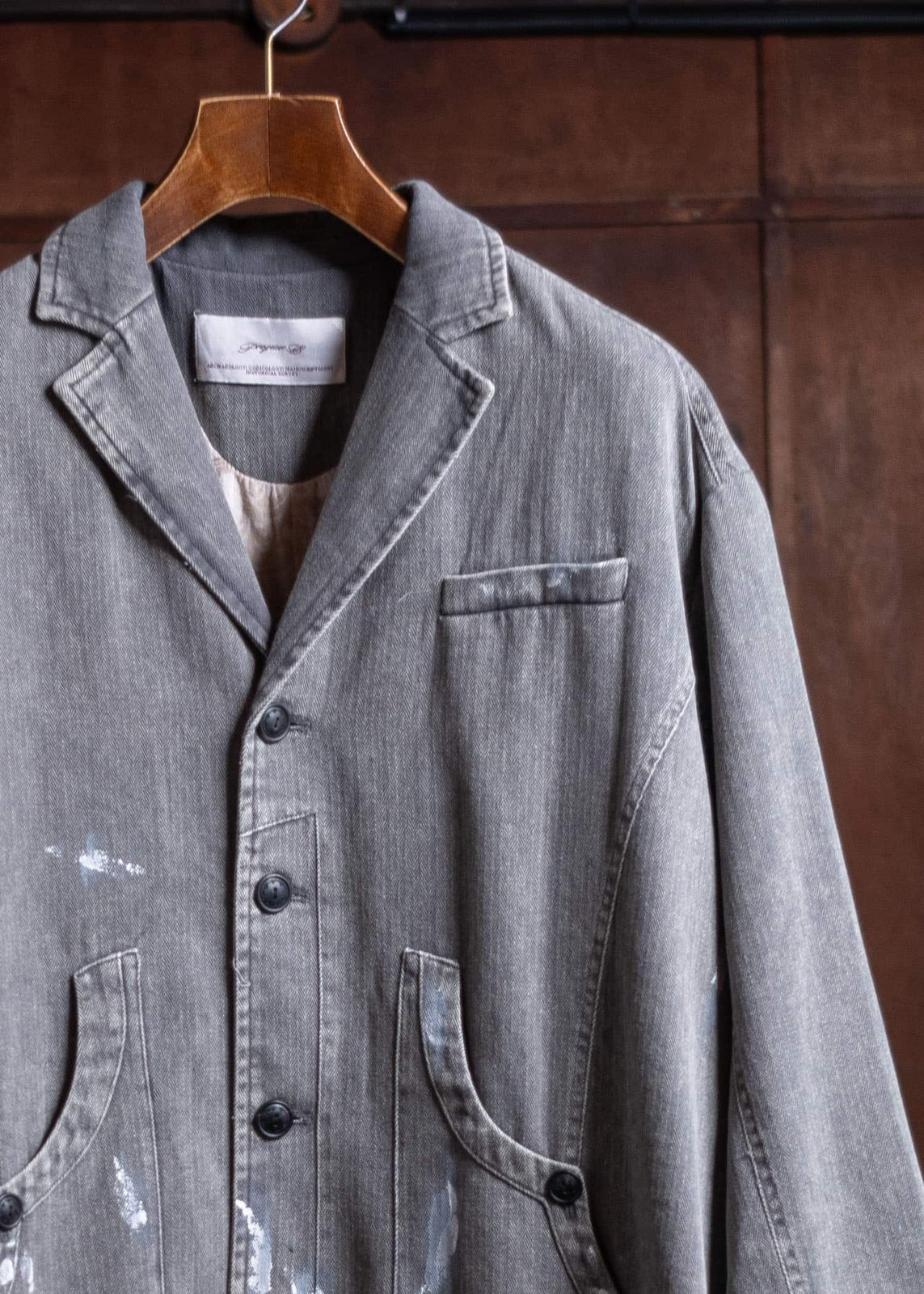 Professor.E Work Coat Grey 24FW-PE-LC-01 – VISION OF FASHION